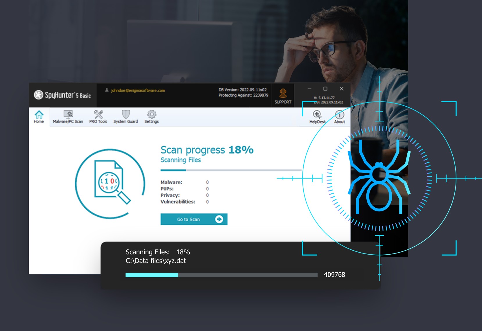 Advanced System Guards Automatically Block Malware